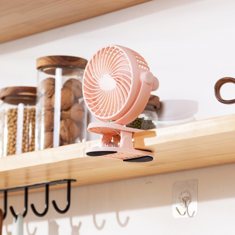 Portable Mini USB Fan - with clamp - GeeWiz