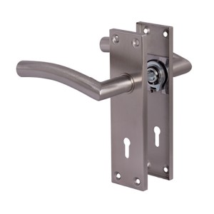 Yale Tubular Keyhole Stainless Steel Handle Set - Orta - GeeWiz