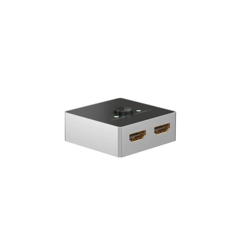Goobay Manual HDMI Switch 2 to 1 (4K @ 60 Hz) - GeeWiz