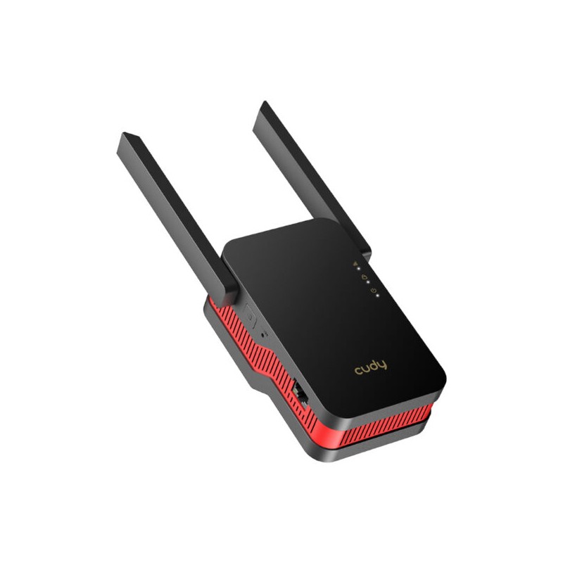 Cudy AX3000 Dual Band Wi-Fi 6 Range Extender – Black - GeeWiz