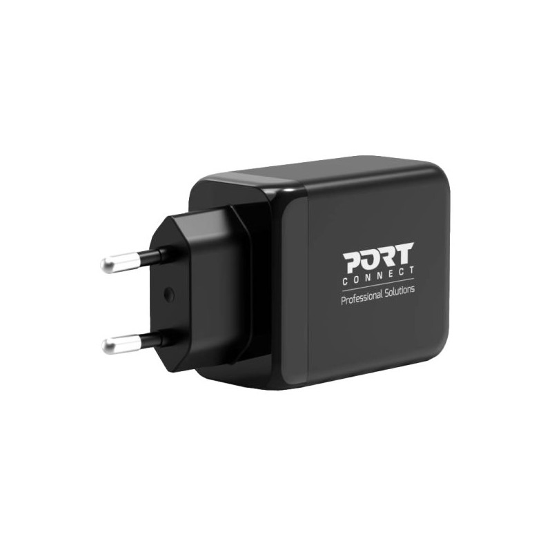 Port Connect 65W GaN USB Type-C Wall Charger – Black - GeeWiz