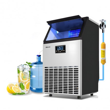 55KG Commercial Ice Machine (Plumbed-In) - high ice production capacity ...