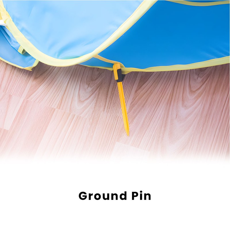 Kids Pop-Up Beach Tent - with Sun Shade and Splash Pad - GeeWiz