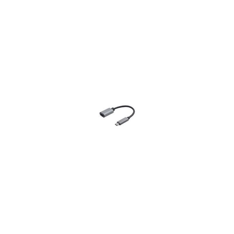 Tuff-Luv 2-in-1 USB-C to VGA and HDMI Adapter - Silver / Black - GeeWiz