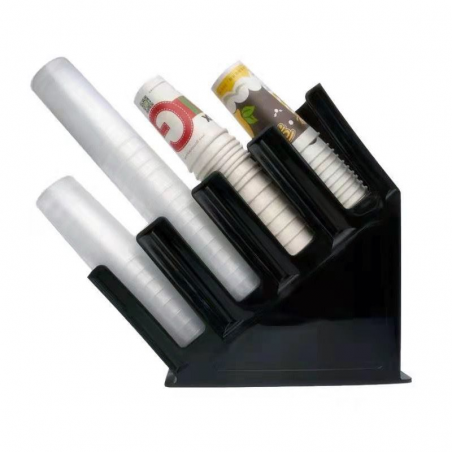 4 Cell Cup Holder and Dispenser - for Coffee Cups- Plastic Cups- Foam ...