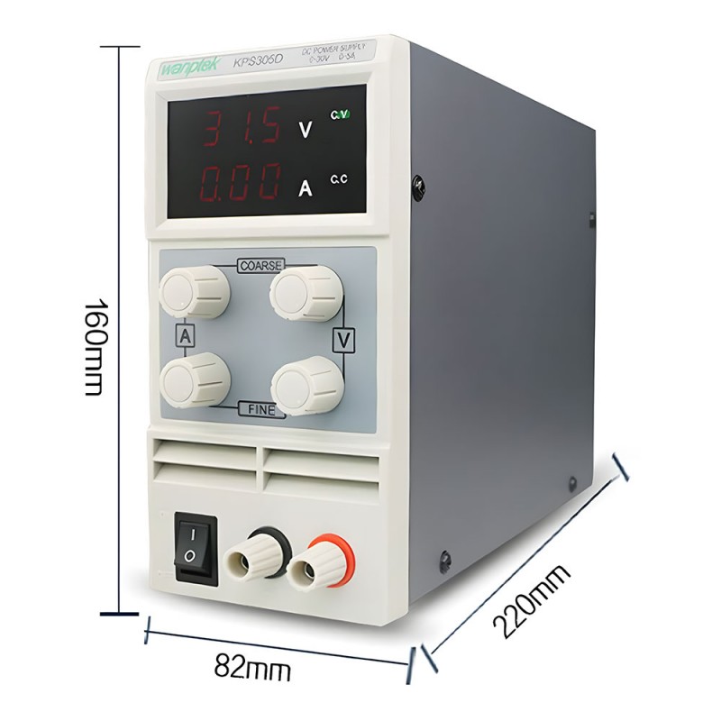 15V / 12V / 10A Adjustable Switching Power Supply PSU - GeeWiz