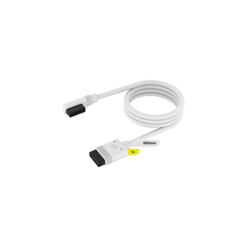 Corsair iCUE Link Cable 1x 600mm with Straight/Slim 90° Connectors ...