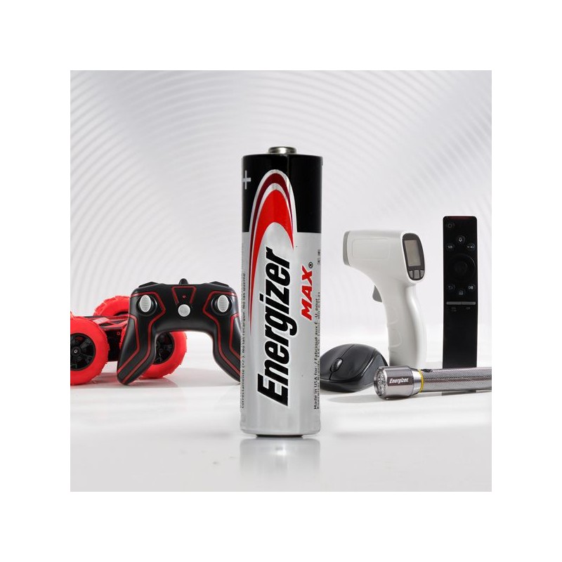 Energizer E91BP20 1.5v MAX Alkaline AA Battery Card 20 - GeeWiz