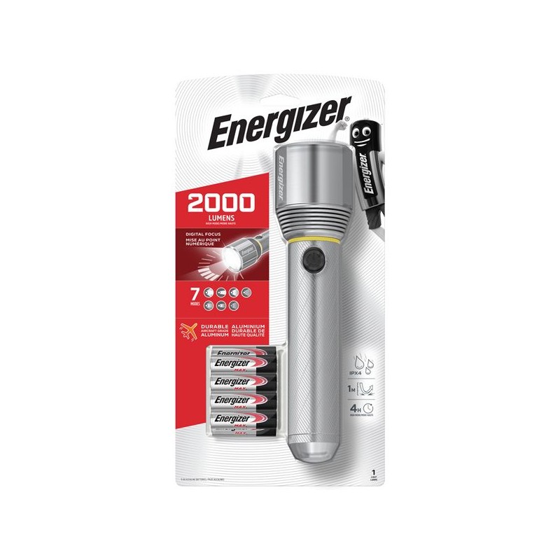 Energizer Vision HD Ultra Performance Metal Light incl. 9 x AA - GeeWiz