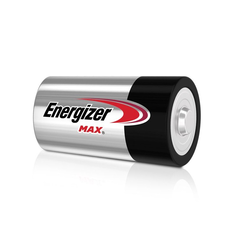Energizer E95BP2 1.5v MAX Alkaline D-size Battery Card 2 - GeeWiz
