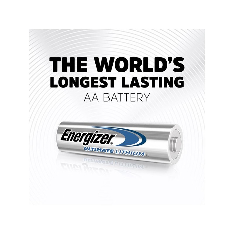 Energizer XL91BP4 1.5v Lithium AA Battery Card 4 - GeeWiz