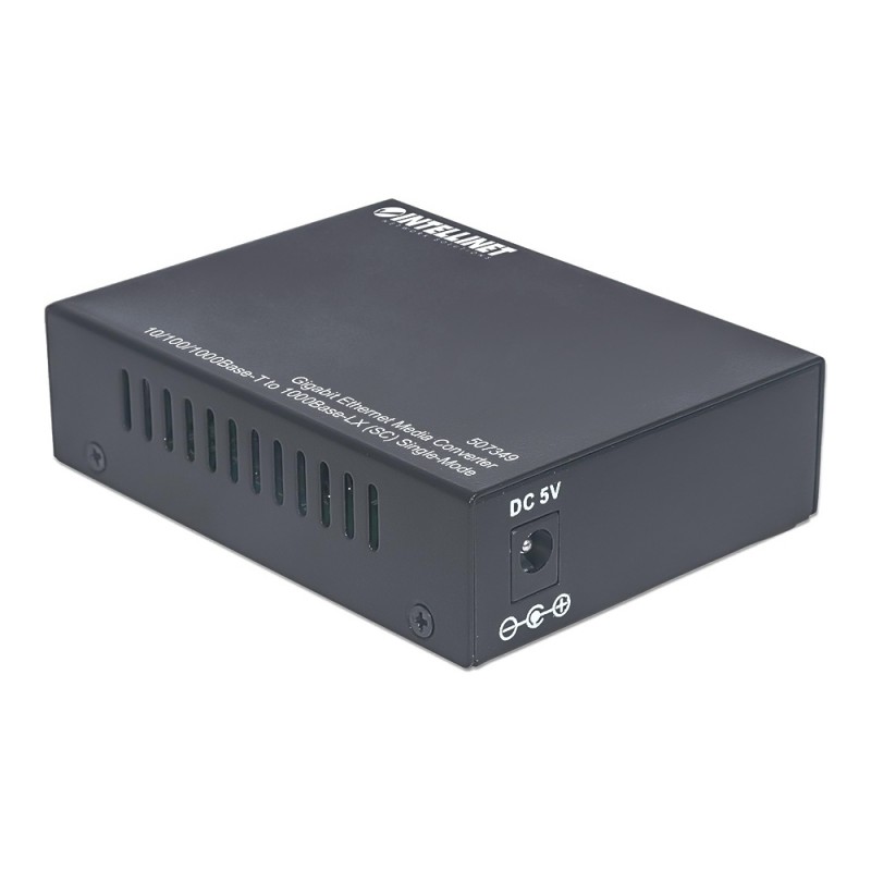 Intellinet 507349 Gigabit Ethernet Single Mode Media Converter - New ...