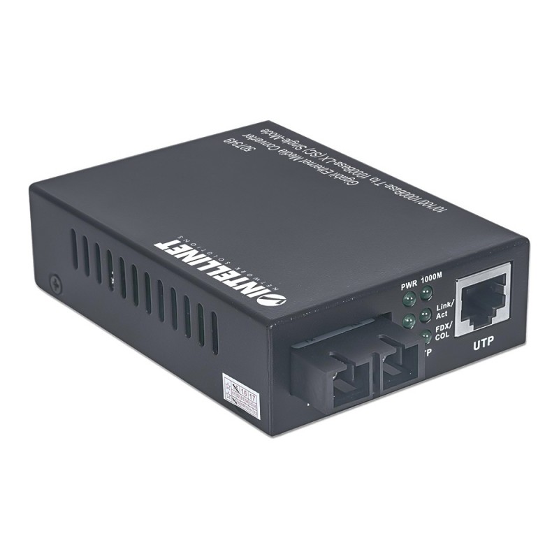 Intellinet 507349 Gigabit Ethernet Single Mode Media Converter - New ...