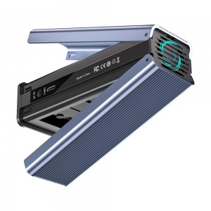 NVMe M.2 Dual-Bay SSD Enclosure 10Gbps - with Offline Cloning / Type-C ...