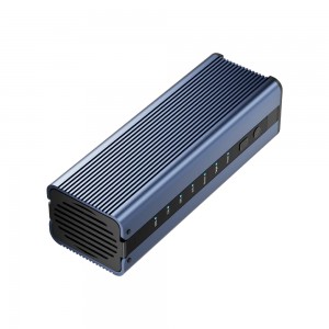 NVMe M.2 Dual-Bay SSD Enclosure 10Gbps - with Offline Cloning / Type-C ...