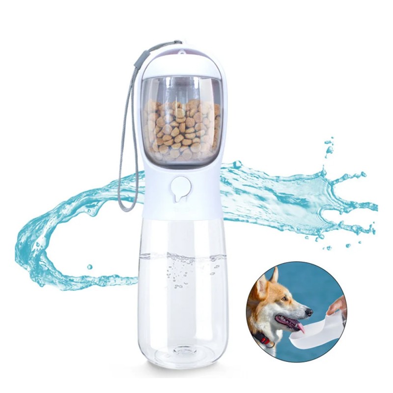 2-in-1 Pet Water Cup and Container - easy-to-use cup and a food ...
