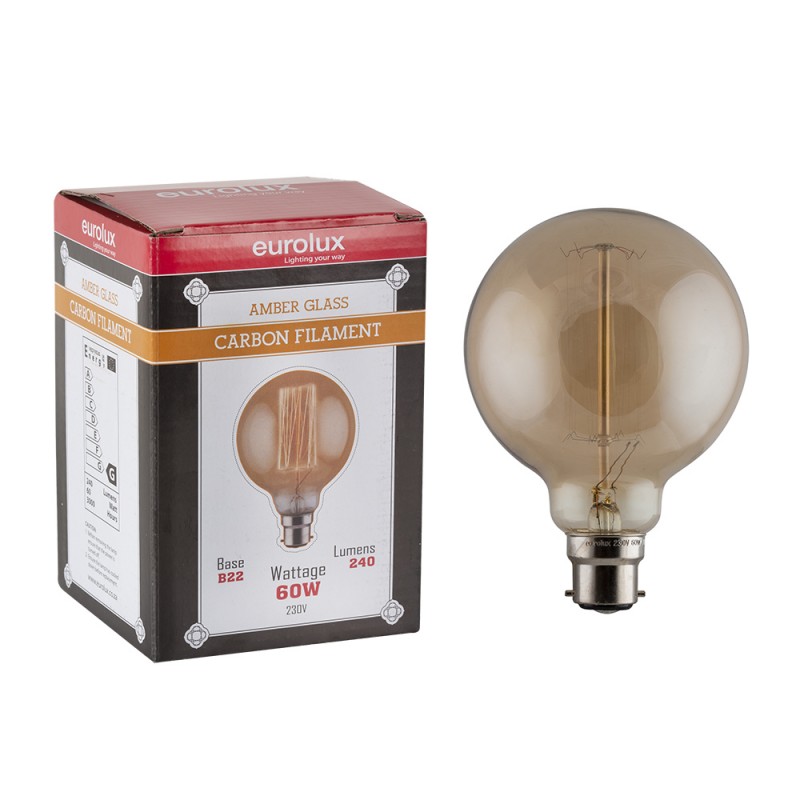 Amber CB Filament Mini Maxi B22 60w - GeeWiz