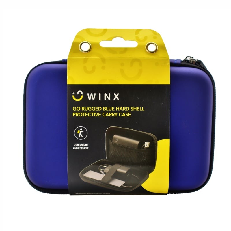 Winx Go Rugged Hardhsell Protective Carry Case - Blue - GeeWiz