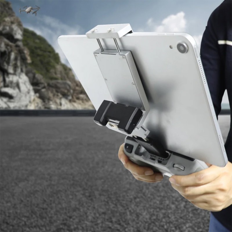 Retractable Tablet Stand for DJI Mini 3 Pro Controller (Aluminum) - GeeWiz