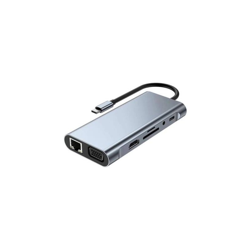 Microworld USB Type-C 10 in 1 Dock - GeeWiz