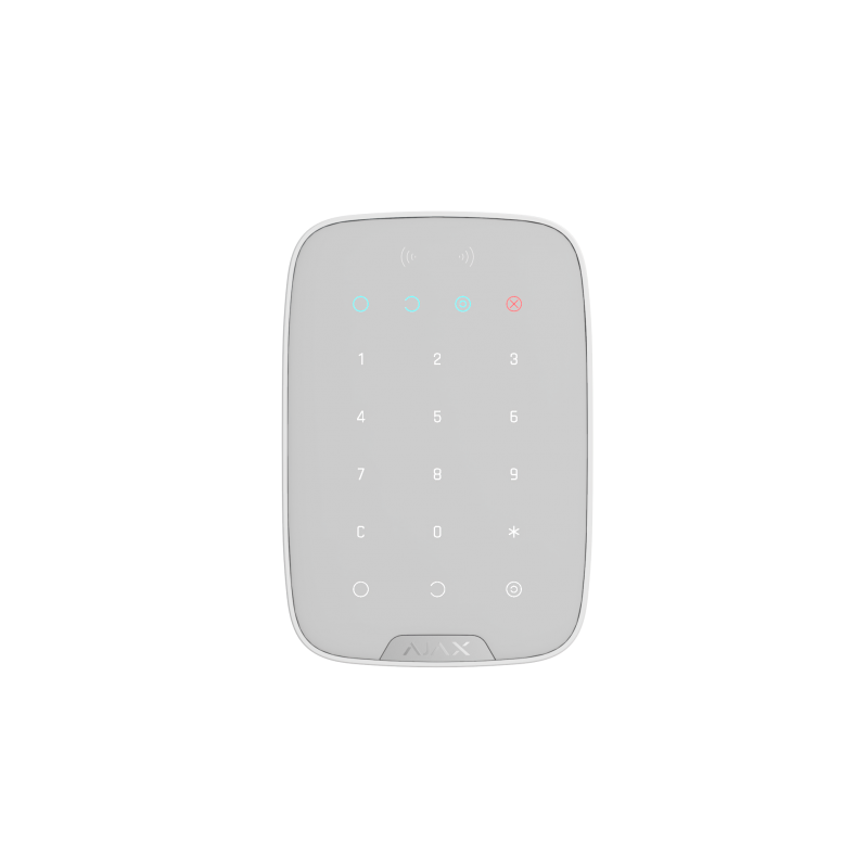 Ajax - Keypad Plus Jeweller- Wireless White Indoor Keypad - GeeWiz Ajax - Keypad Plus Jeweller- Wireless White Indoor Keypad - GeeWiz