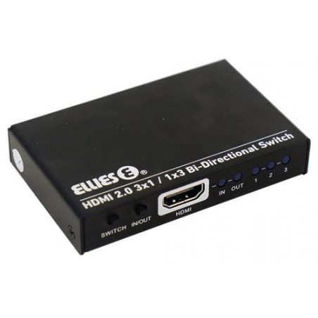 Ellies 3 Port Bi Directional HDMI Switch - GeeWiz