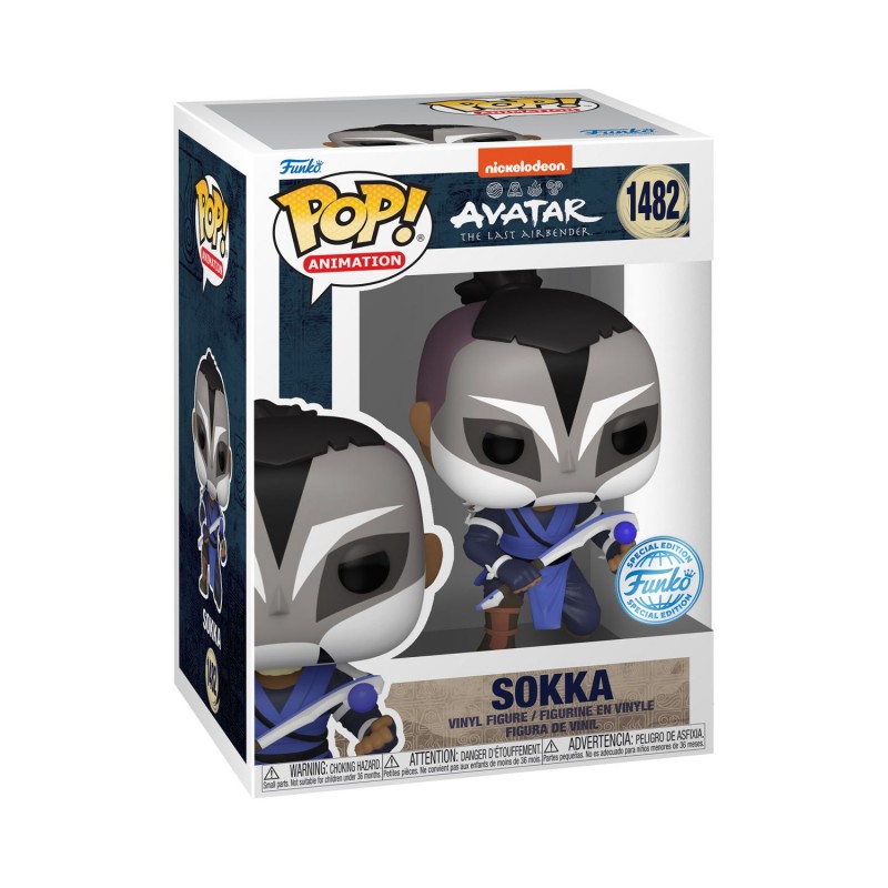 Funko Pop! Animation: Avatar The Last Airbender - Sokka With Warrior ...
