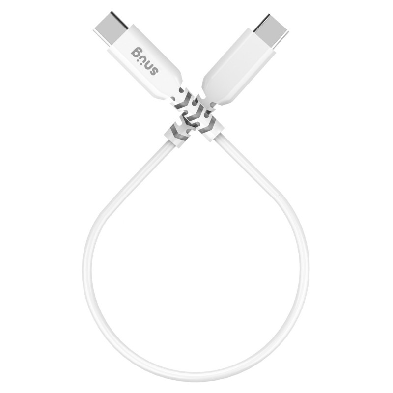 Snug Type-C To Type-C Cable 60W - 25 Centimetres - GeeWiz