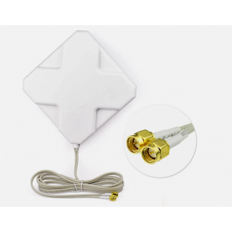 W435 High Gain 4G / 3G LTE Antenna Indoor Signal Amplifier with 12 dbi ...