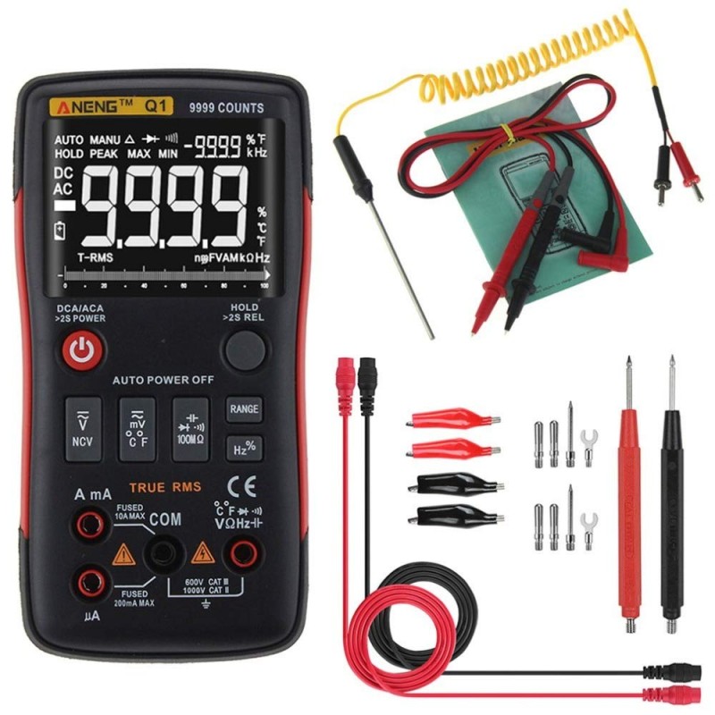 ANENG AN-Q1 High-Precision Digital Multimeter: Intelligent Automation ...