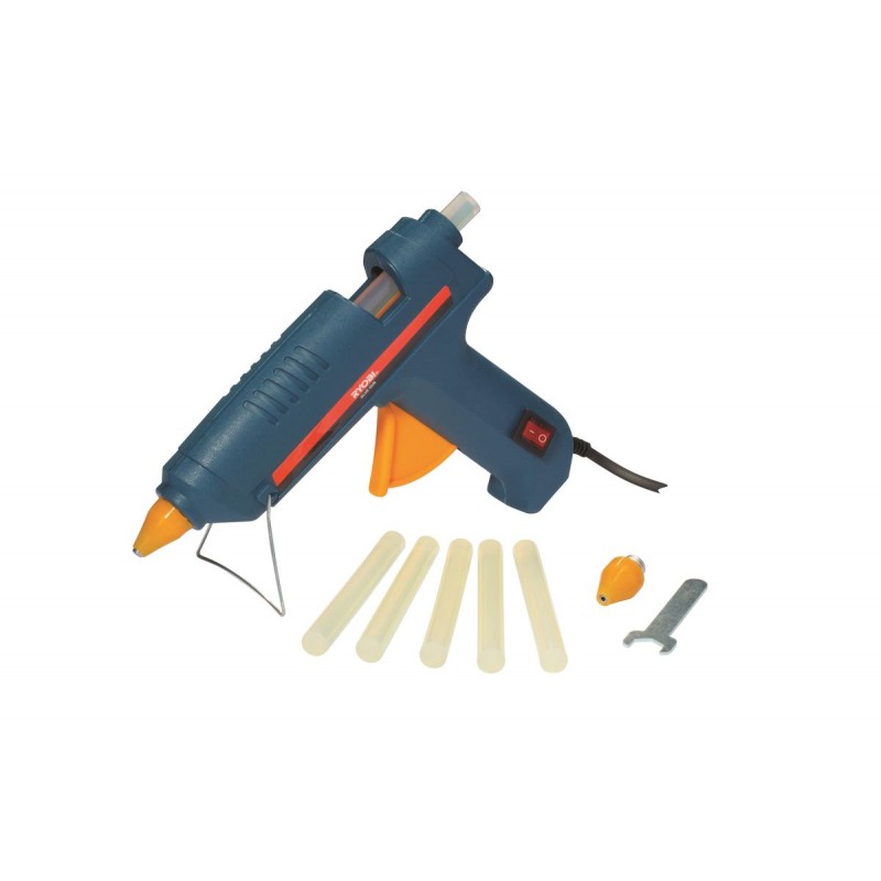 GLUE GUN 80W KIT WITH 6 GLUE STICKS + CASE - GeeWiz