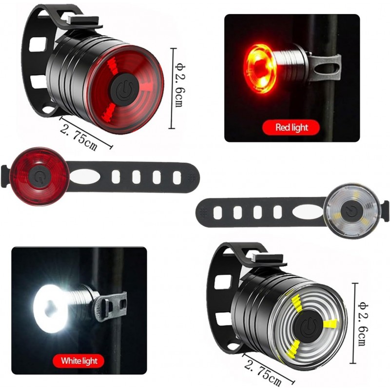 LED Tail Light Set- Sleek - Adjustable and Reliable for Bikes and ...