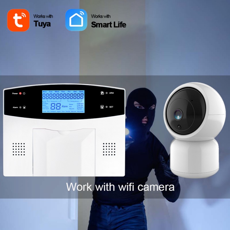 Tuya WIFI + GSM Alarm System Kit - GeeWiz
