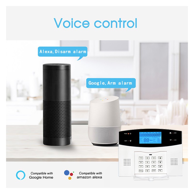 Tuya WIFI + GSM Alarm System Kit - GeeWiz