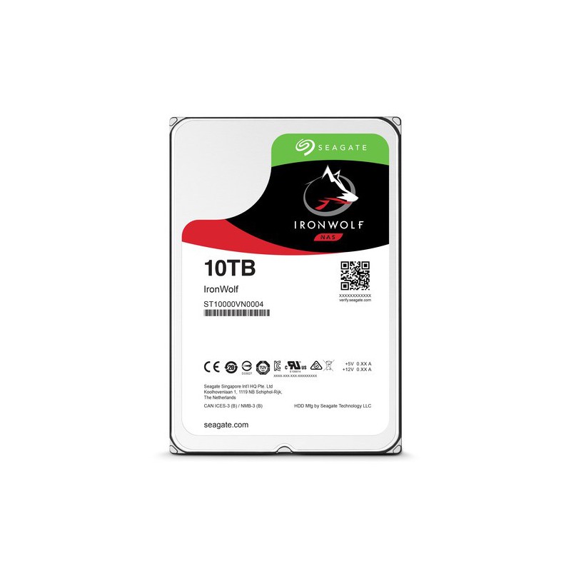 Seagate 10TB IronWolf 7200 rpm SATA III 3.5" Internal NAS (Network ...