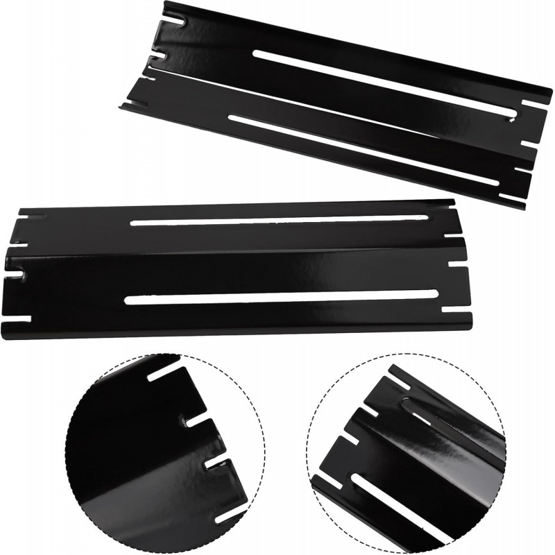 Universal Heavy-Duty Adjustable Heat Plate - Black - Pack of 2 - GeeWiz