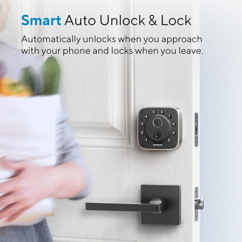 ULTRALOQ Bolt Fingerprint Smart Lock - GeeWiz