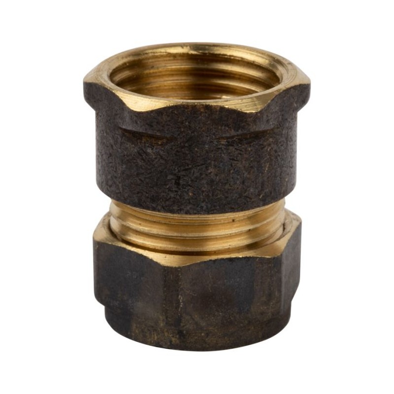 Compression Brass Coupler CXFI 15mmx1/2 SABS - GeeWiz