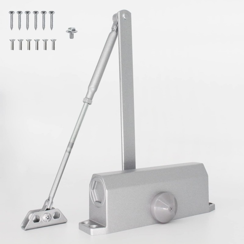 Automatic Door Closer Arm for Medium Doors (55-65kg) - Fits Door Widths ...