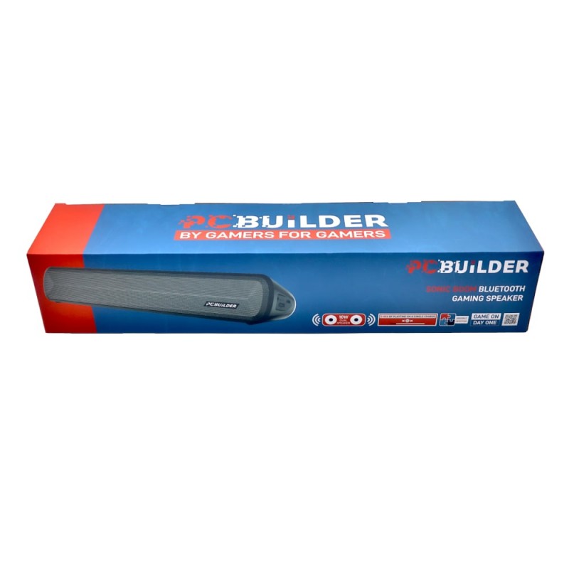 PCBuilder SONIC BOOM Bluetooth Gaming Speaker - GeeWiz