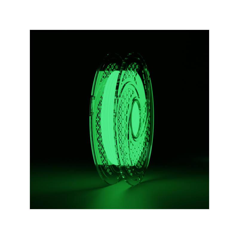 SA Filament PetG Glow in The Dark Green Filament 500g 1.75mm - GeeWiz