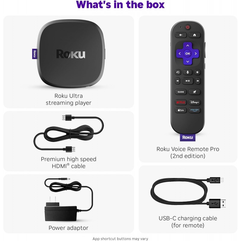 Roku Ultra 2024: Ultimate 4K Streaming Device with HDR10+- Dolby Vision ...