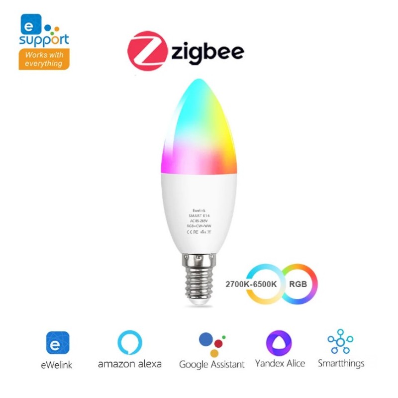 Ewelink Zigbee E14 Bulb - 5w - GeeWiz