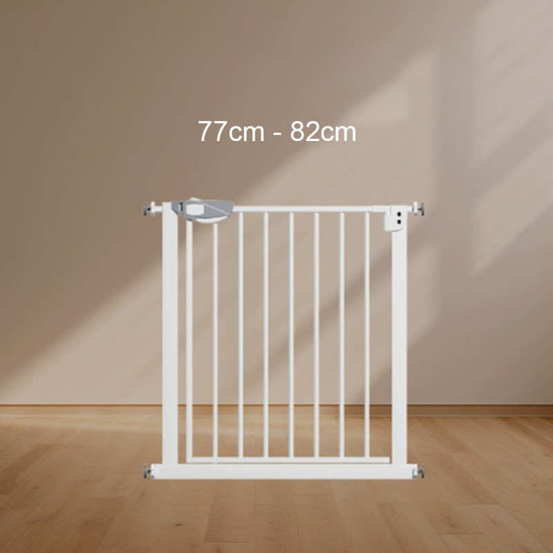 Adjustable Metal Baby and Pet Gate with Pressure Mount 77cm to 82cm ...