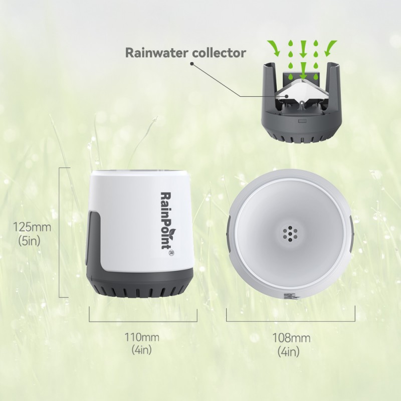 RainPoint Smart Wireless High Precision Rain Gauge (Device Only) - GeeWiz