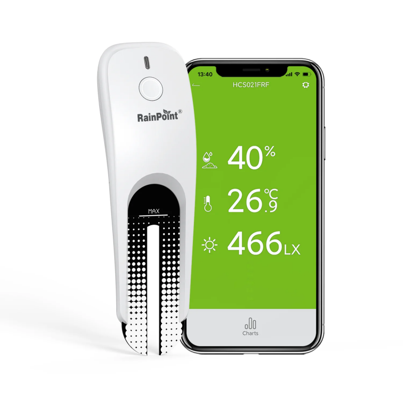 RainPoint Smart Wireless Wi-Fi Soil Moisture & Temp Meter (Device Only ...