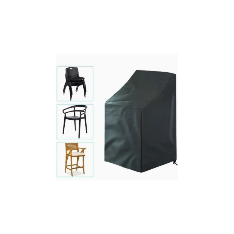 Outdoor Stacked Chair Covers- 210D- 70 x 70 x 125cm - GeeWiz