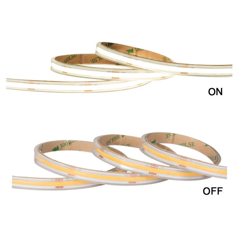 24V DC Cob LED Warm White Strip Light IP65 14W/M - GeeWiz