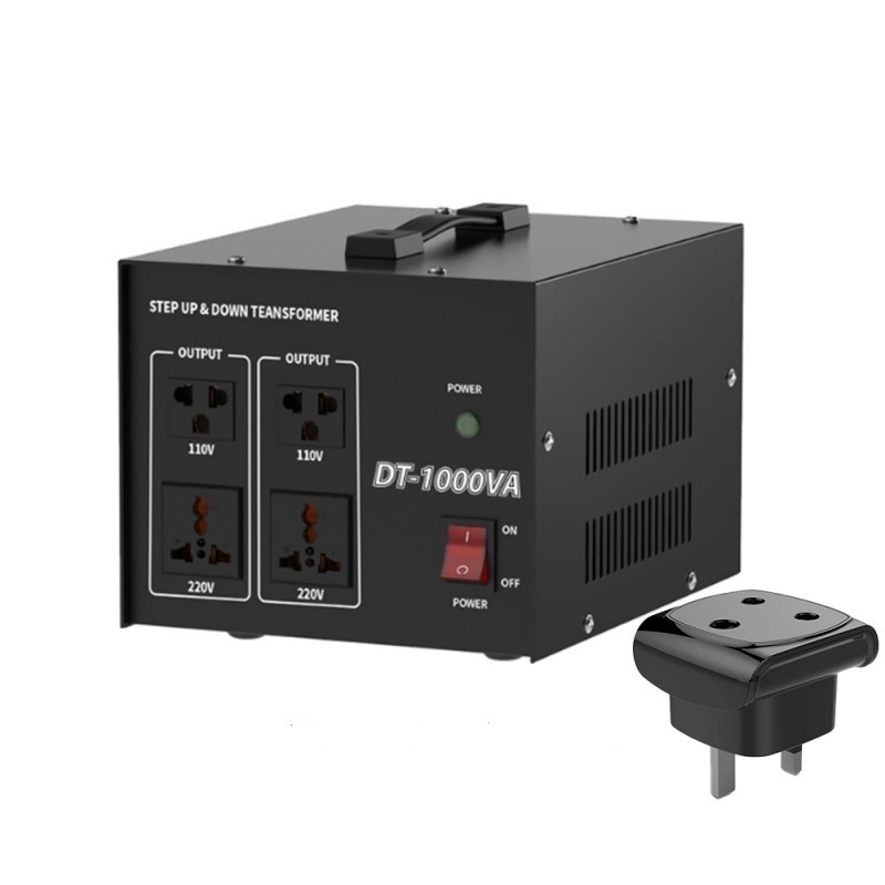 1000VA 850W Step Up & Step Down Transformer - 220V to 110V - BUNDLE ...