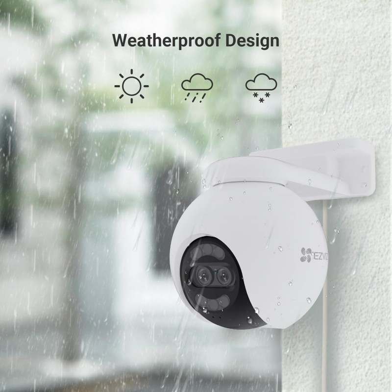 EZVIZ 4K WLAN IP PT Camera- Outdoor Camera with AI Person Detection ...
